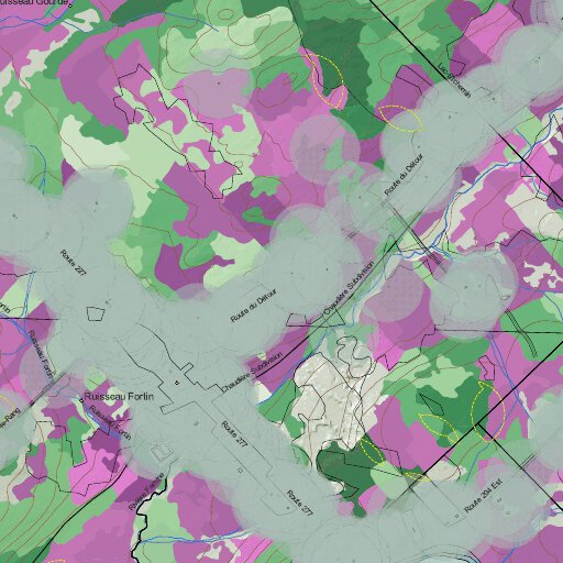 FN46SI Lac Algonquin ( Hunt-A-Moose ) Map by Hunt-A-Moose | Avenza Maps
