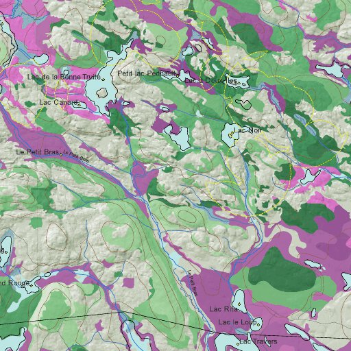 FN48GR Lac Laberge ( Hunt-A-Moose ) Map by Hunt-A-Moose | Avenza Maps