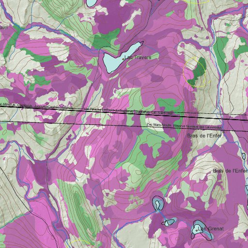 FN48JA Lac Yvette ( Hunt-A-Moose ) Map by Hunt-A-Moose | Avenza Maps