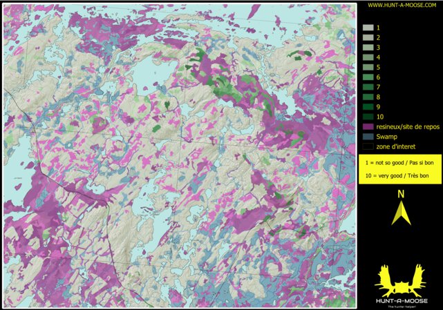 FO20PQ Route du Nord ( Hunt-A-Moose ) Map by Hunt-A-Moose | Avenza Maps