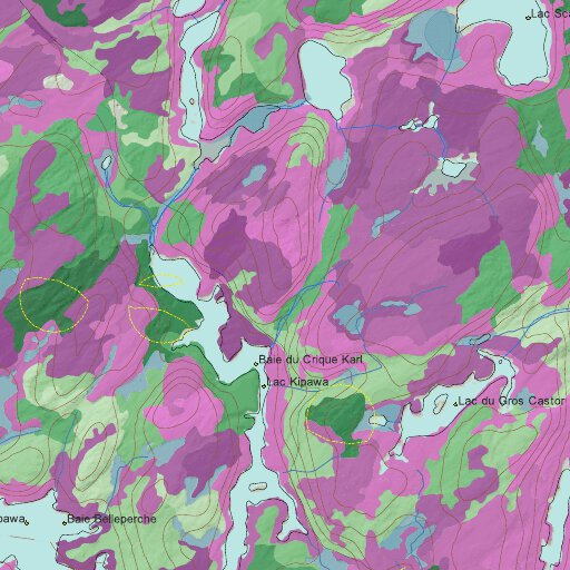 FN07JA Lac Bat ( Hunt-A-Moose ) Map by Hunt-A-Moose | Avenza Maps
