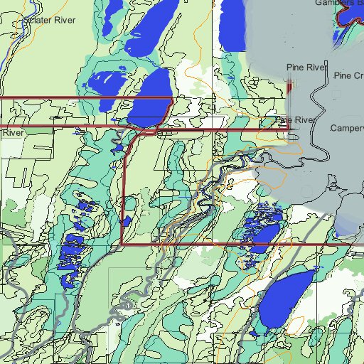 DO91UV Garland River ( Hunt-A-Moose ) Map by Hunt-A-Moose | Avenza Maps
