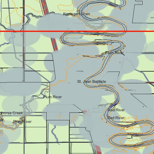 EN19ID Roseau River 2 ( Hunt-A-Moose ) Map by Hunt-A-Moose | Avenza Maps