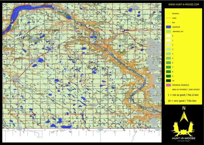 EN09OD McDonald Drain ( Hunt-A-Moose ) Map by Hunt-A-Moose | Avenza Maps