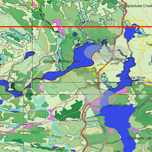 DO96IP Naylor Lake ( Hunt-A-Moose ) Map by Hunt-A-Moose | Avenza Maps