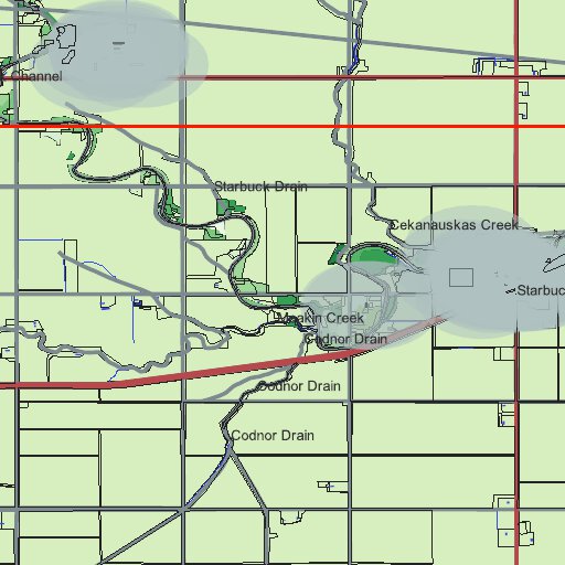 EN19CP Allison Drain ( Hunt-A-Moose ) Map by Hunt-A-Moose | Avenza Maps