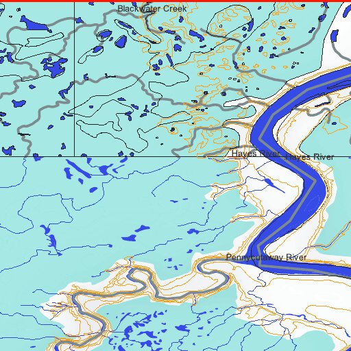 EO36OP Pennycutaway River ( Hunt-A-Moose ) Map by Hunt-A-Moose | Avenza ...