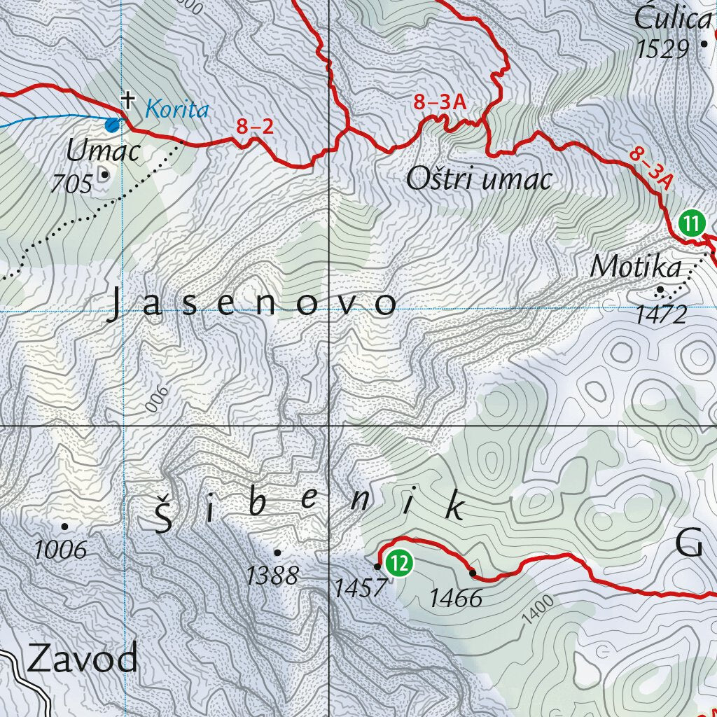 Biokovo Map by Croatian Mountain Rescue Service - HGSS | Avenza Maps