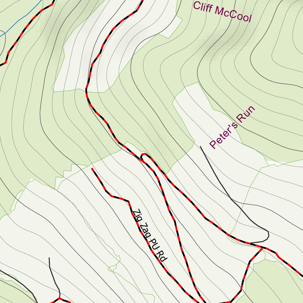 Mustang Powder Run Map by BoschMaps | Avenza Maps
