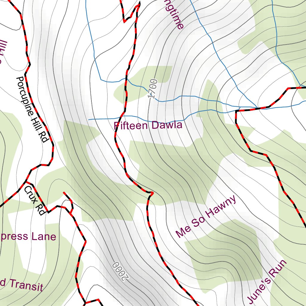 Mustang Powder Run Map by BoschMaps | Avenza Maps