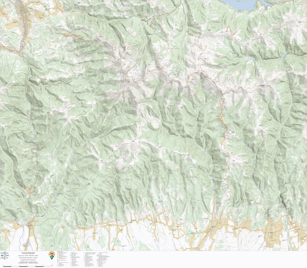 Masivul Parâng Map by MANTA MAPS | Avenza Maps