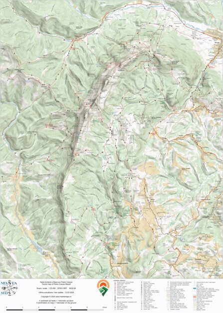 Masivul Piatra Craiului Map by MANTA MAPS | Avenza Maps