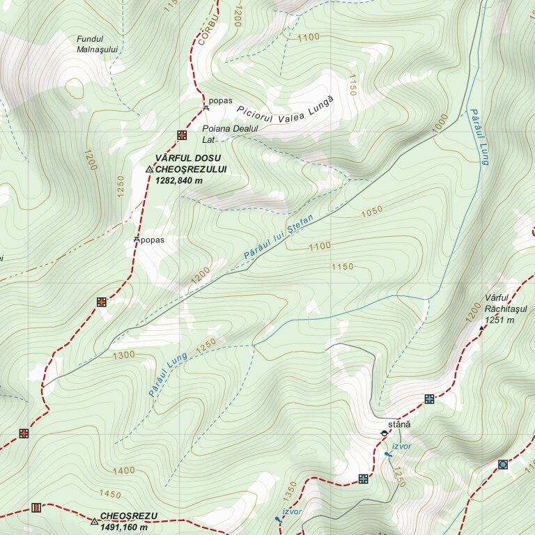 Munţii Corbului Map by MANTA MAPS | Avenza Maps