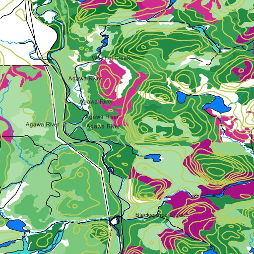 EN77QN Bark Lake ( Hunt-A-Moose ) Map by Hunt-A-Moose | Avenza Maps