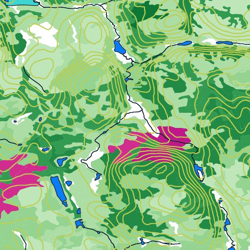 EN88EH Fireline Lake ( Hunt-A-Moose ) Map by Hunt-A-Moose | Avenza Maps