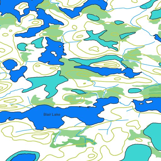 EO31JH Blair Lake ( Hunt-A-Moose ) Map by Hunt-A-Moose | Avenza Maps