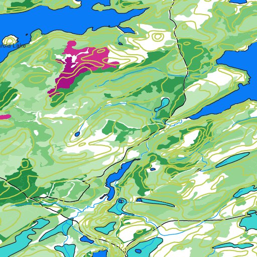 EO40RH Jutten Lake ( Hunt-A-Moose ) Map by Hunt-A-Moose | Avenza Maps