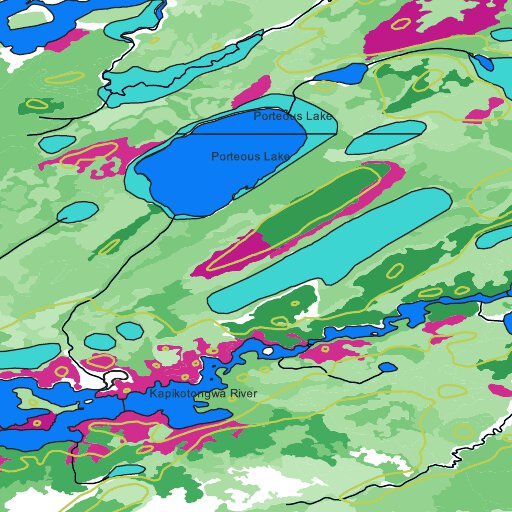 EO60JT Ogoki River ( Hunt-A-Moose ) Map by Hunt-A-Moose | Avenza Maps