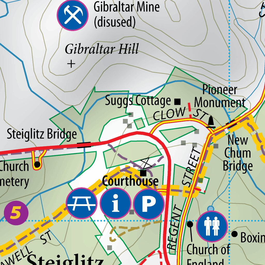 Steiglitz Historic Park Map by Meridian Maps | Avenza Maps