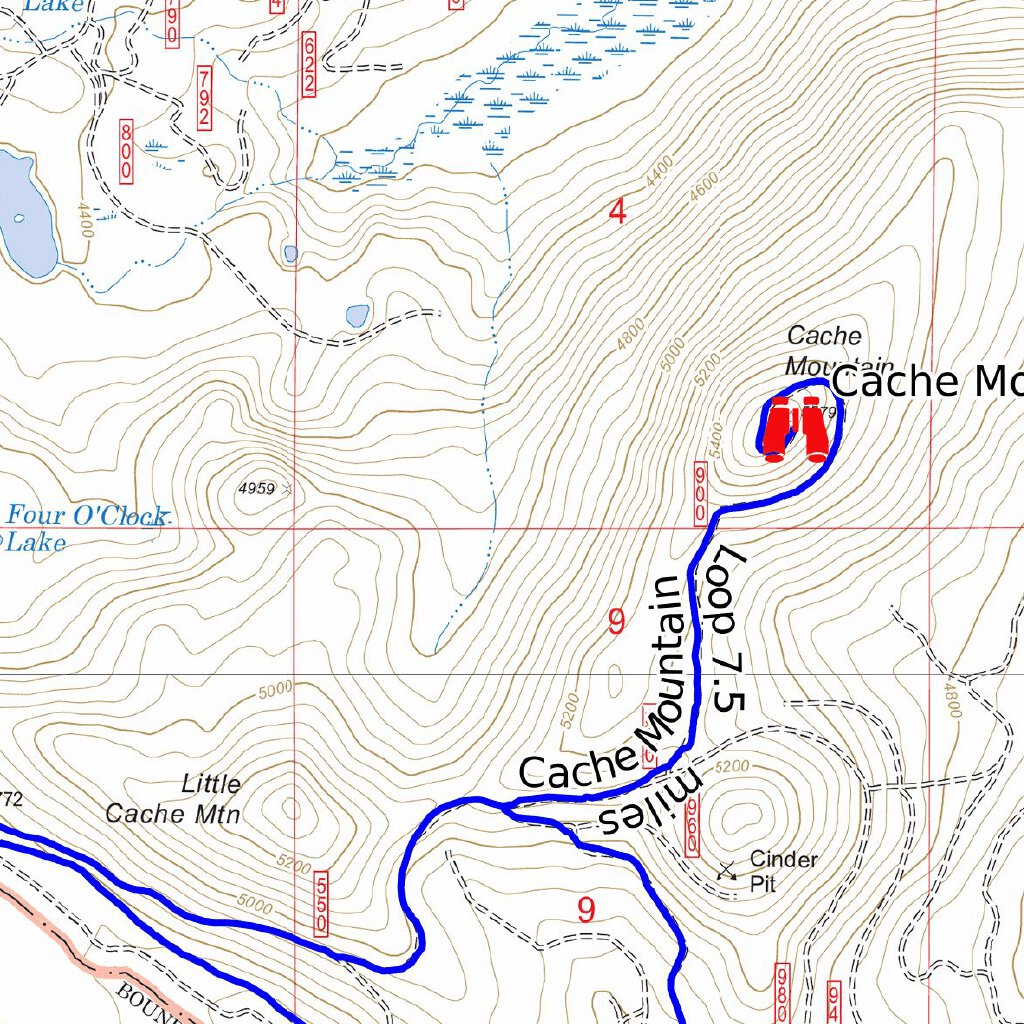 SXS Trails Corbett Sno-Park Lakes and Rivers Map by Oregon SxS ...