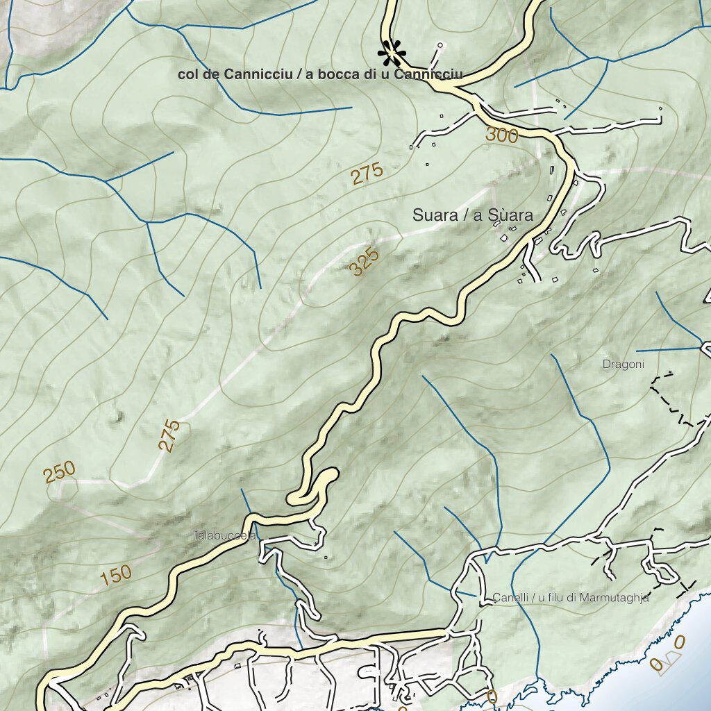 Coti-Chiavari Map by CARTAGO | Avenza Maps