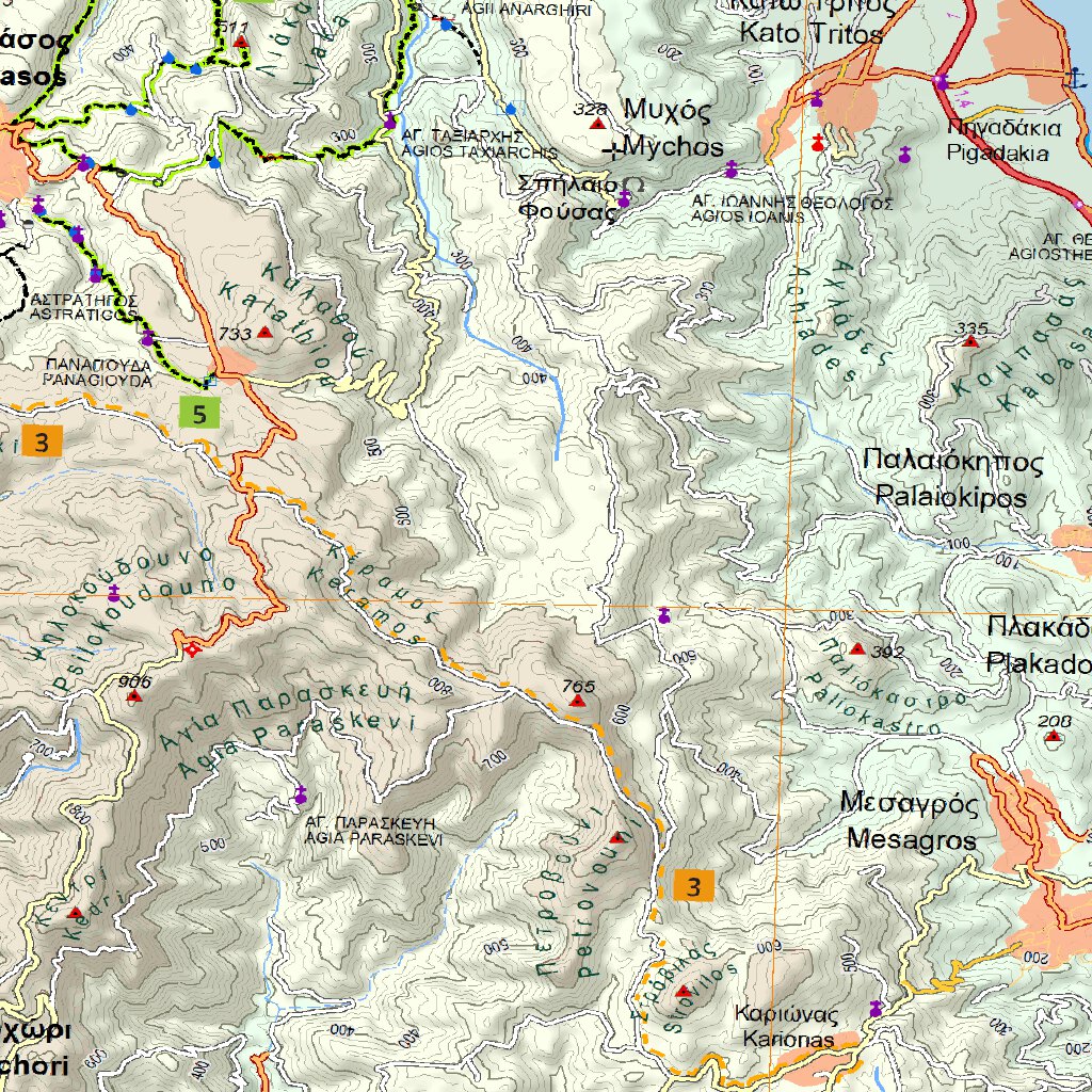 Lesvos (Mytilene) Island Map by Anavasi editions | Avenza Maps