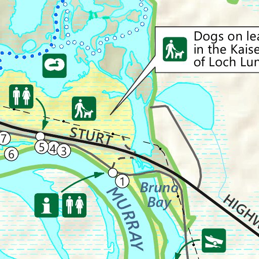 Loch Luna Game Reserve Map by Department for Environment and Water ...