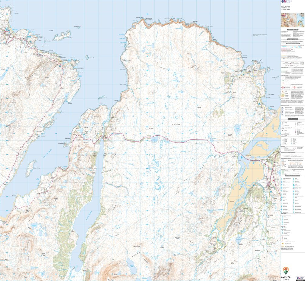 North, West and Central Sutherland Ward 13 (1:25,000) Map by UK ...