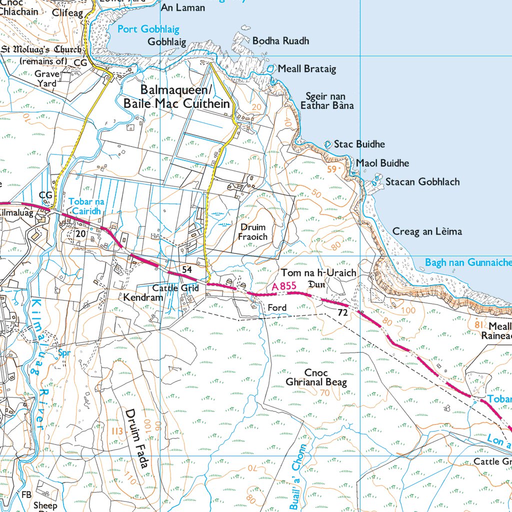 Eilean a' Cheo Ward 8 (1:25,000) Map by UK Topographic Maps | Avenza Maps