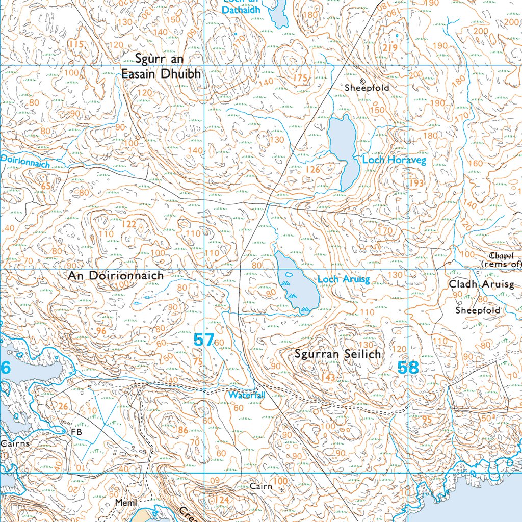 Eilean a' Cheo Ward 9 (1:25,000) Map by UK Topographic Maps | Avenza Maps