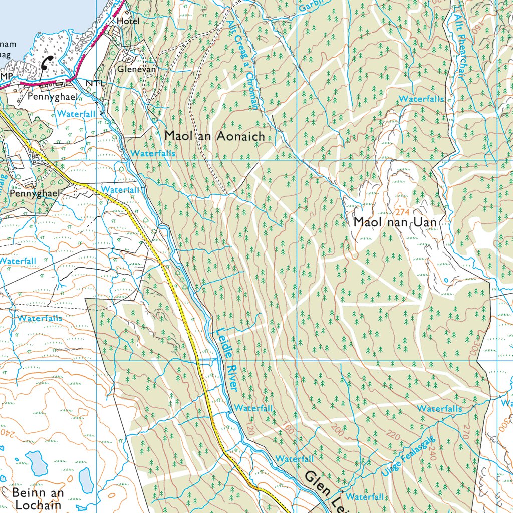 Oban South and the Isles Ward 7 (1:25,000) Map by UK Topographic Maps ...