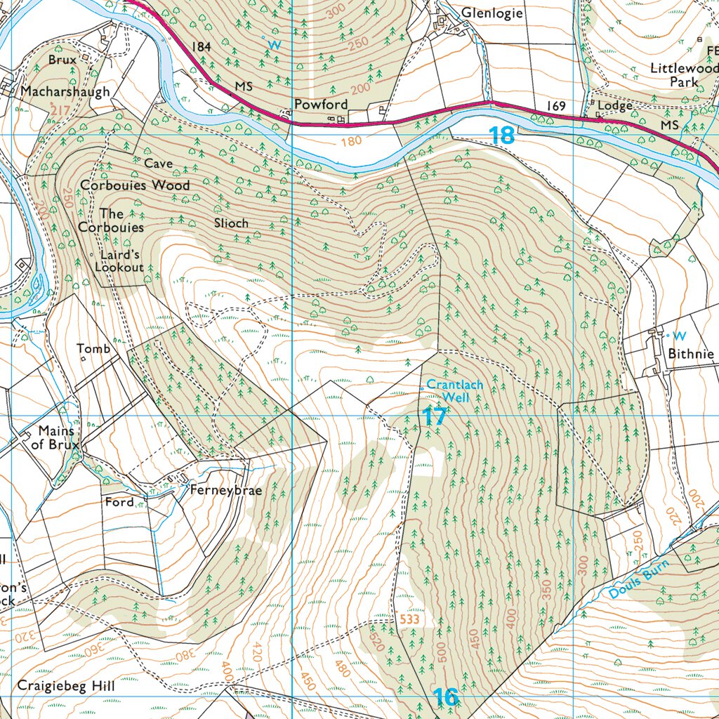 Huntly, Strathbogie and Howe of Alford Ward 2 (1:25,000) Map by UK ...