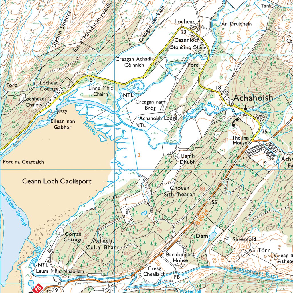 Mid Argyll Ward 2 (1:25,000) Map by UK Topographic Maps | Avenza Maps