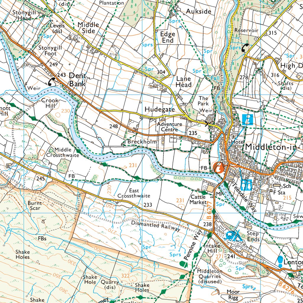 County Durham 4 (1:25,000) Map by UK Topographic Maps | Avenza Maps
