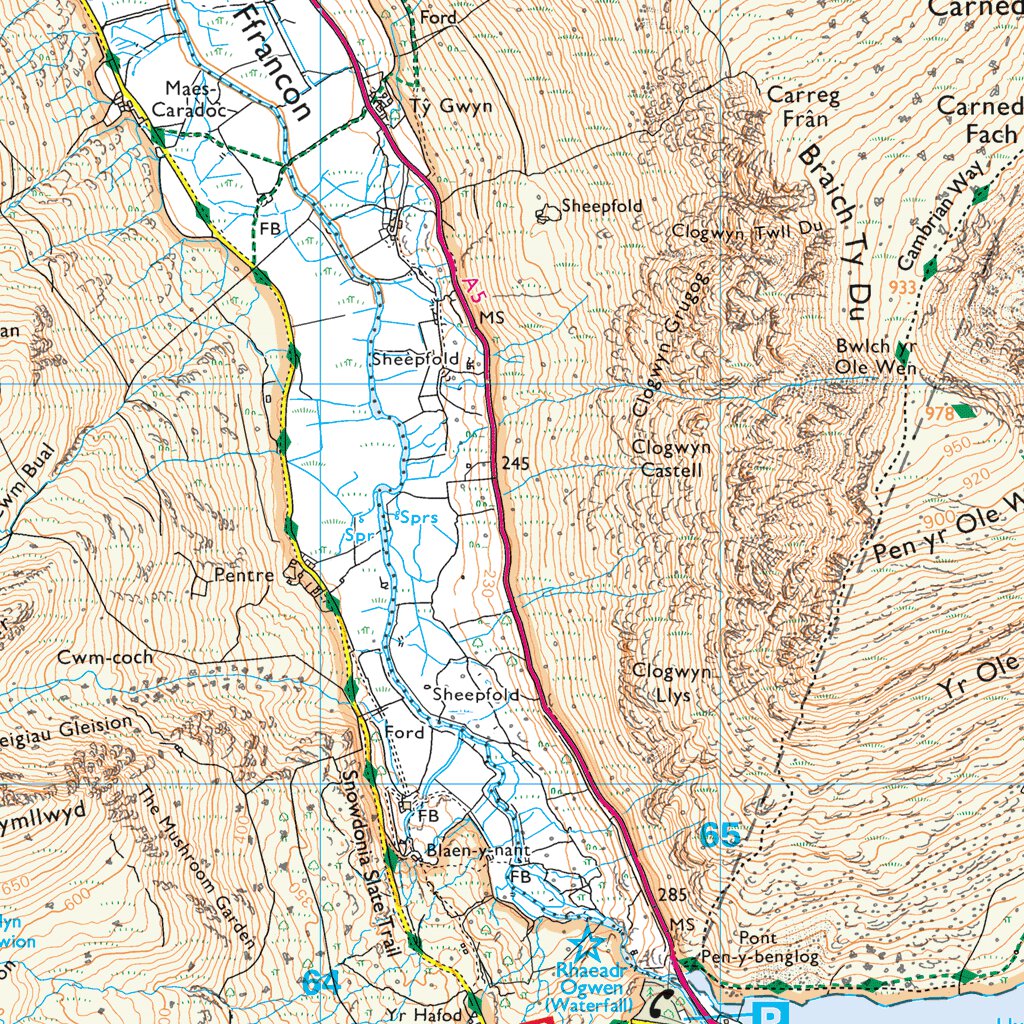 Conwy - Conwy 3 (1:25,000) Map by UK Topographic Maps | Avenza Maps