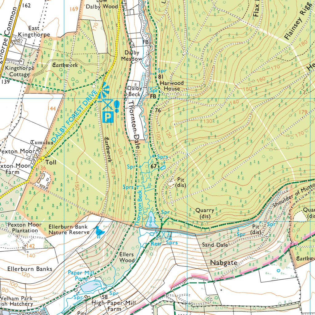 North Yorkshire 4 (1:25,000) Map by UK Topographic Maps | Avenza Maps