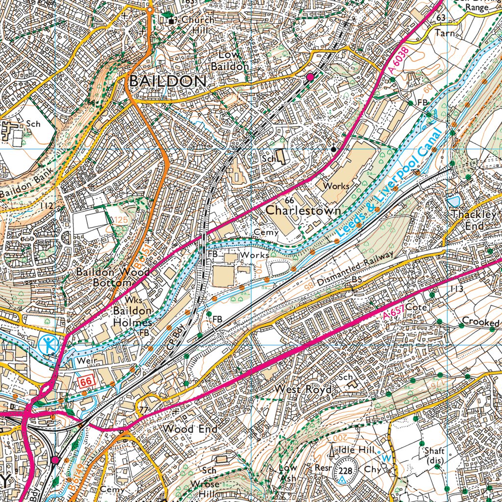Craven Ward 1 (1:25,000) Map by UK Topographic Maps | Avenza Maps