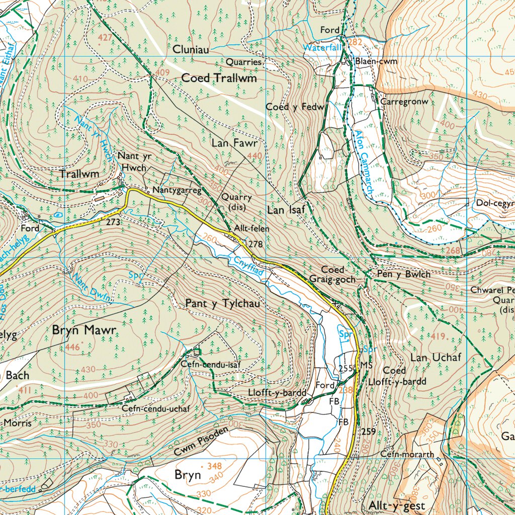 Powys - Powys 2 (1:25,000) Map by UK Topographic Maps | Avenza Maps