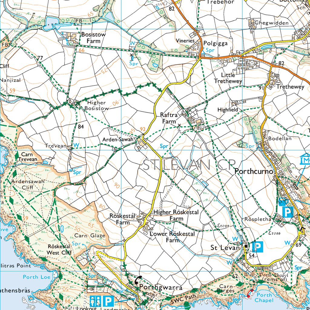 Cornwall 9 (1:25,000) Map by UK Topographic Maps | Avenza Maps