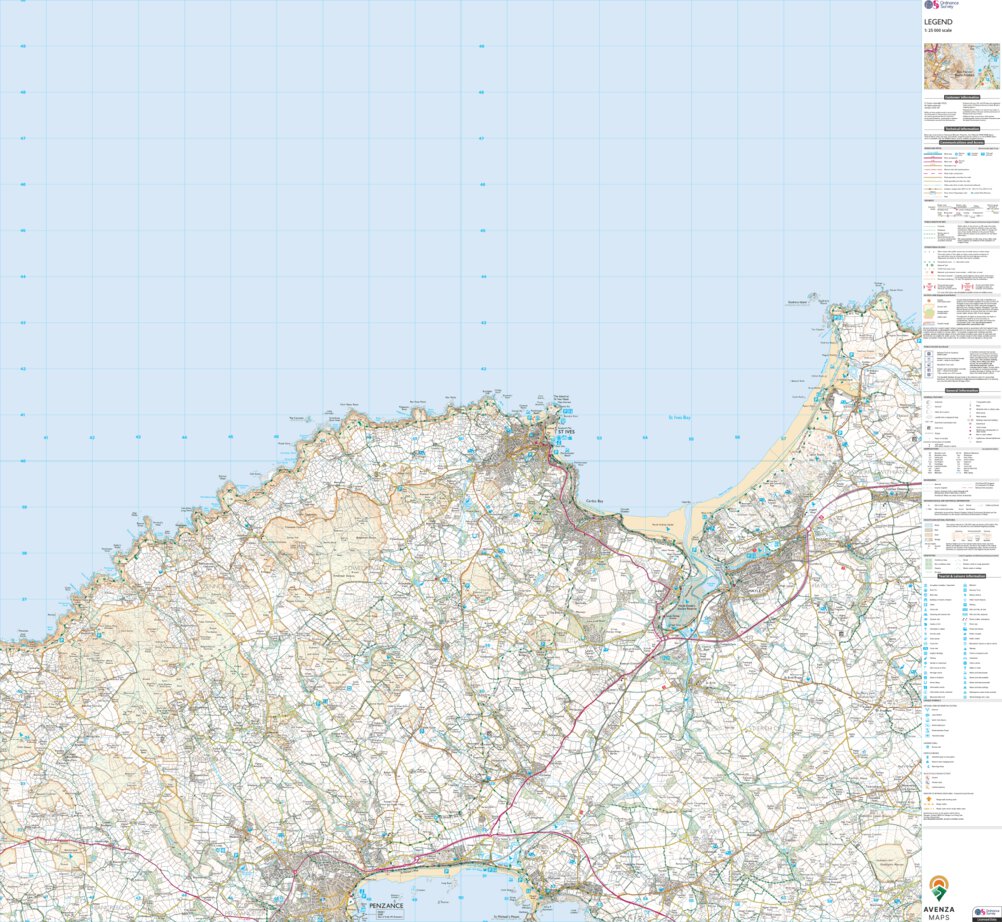 Cornwall 7 (1:25,000) Map by UK Topographic Maps | Avenza Maps