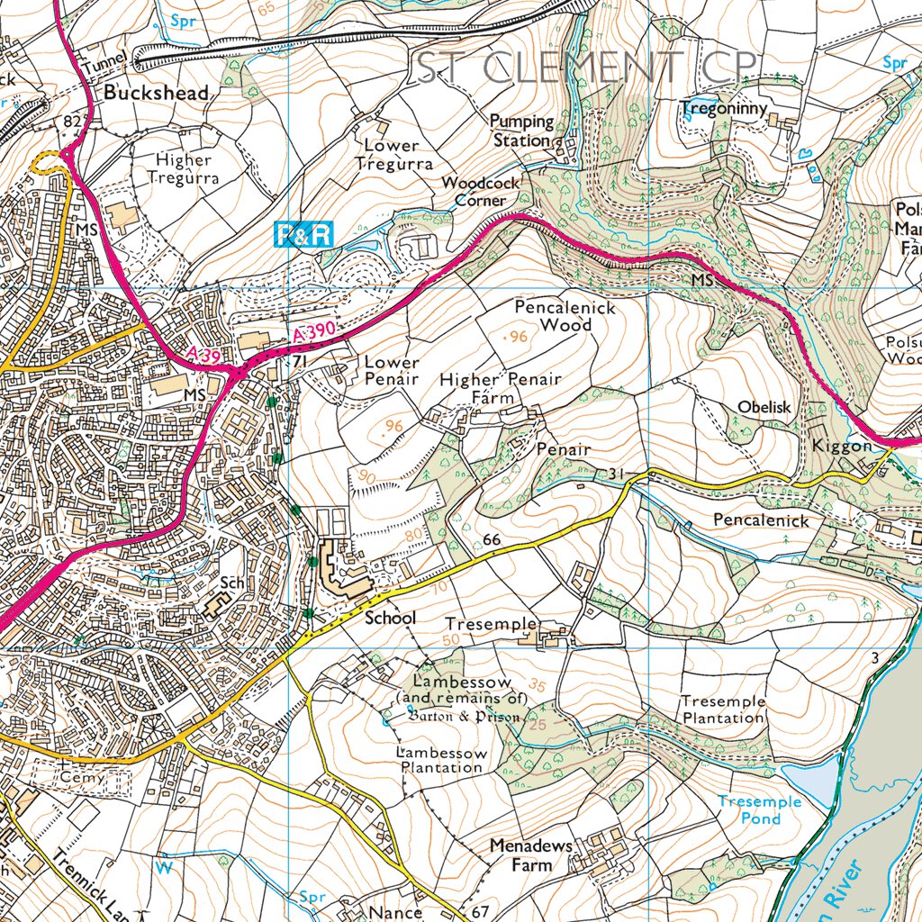Cornwall 5 (1:25,000) Map by UK Topographic Maps | Avenza Maps