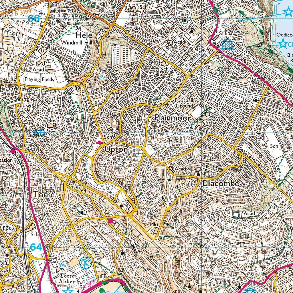 Wellswood Ward 1 (1:25,000) Map by UK Topographic Maps | Avenza Maps