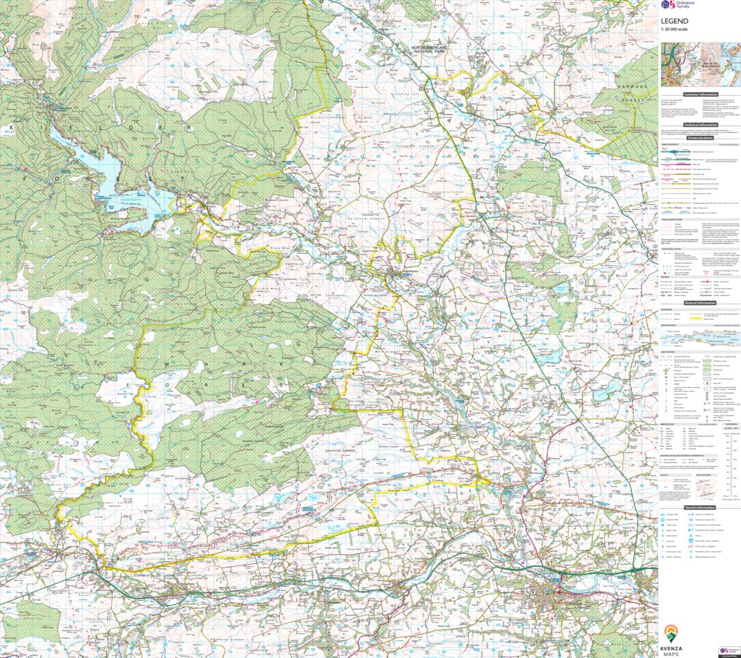North, West and Central Sutherland Ward 4 (1:50,000) Map by UK ...