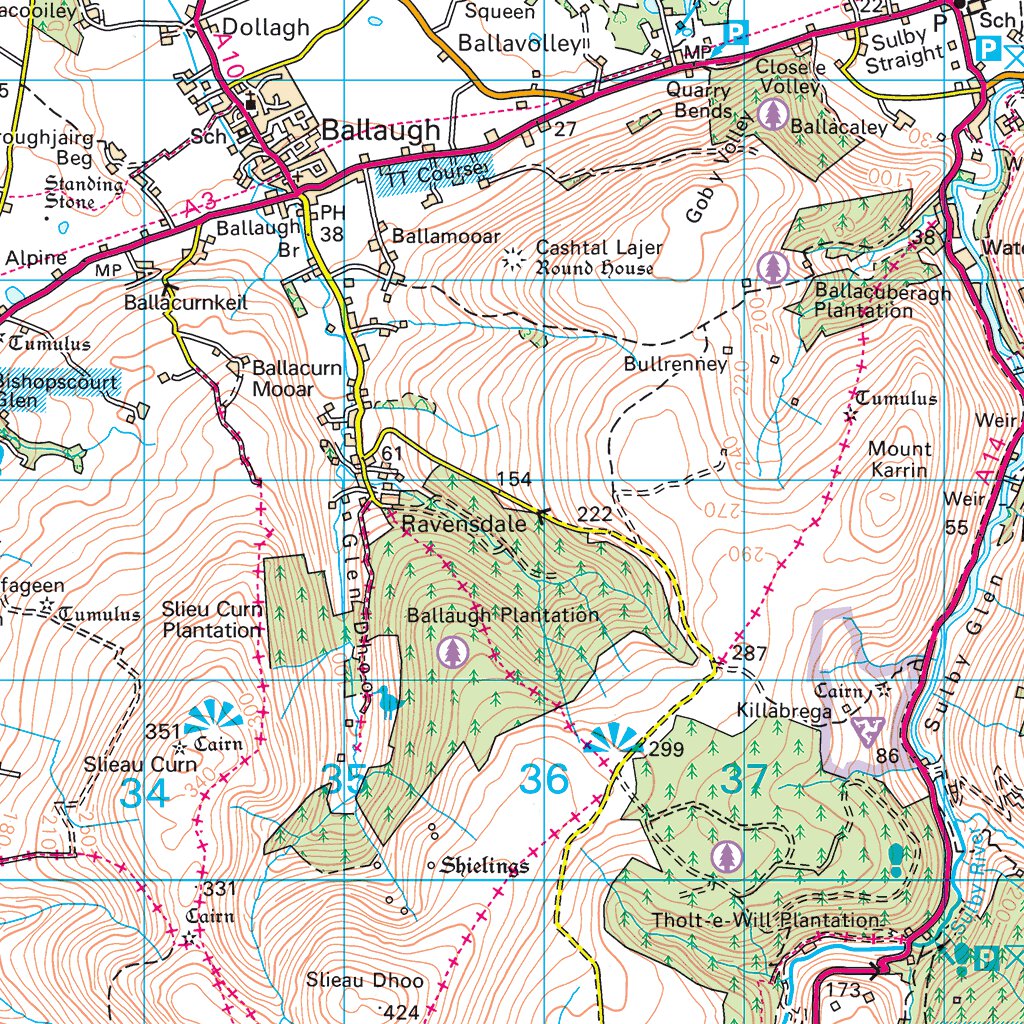 Ermin Ward 1 (1:50,000) Map by UK Topographic Maps | Avenza Maps