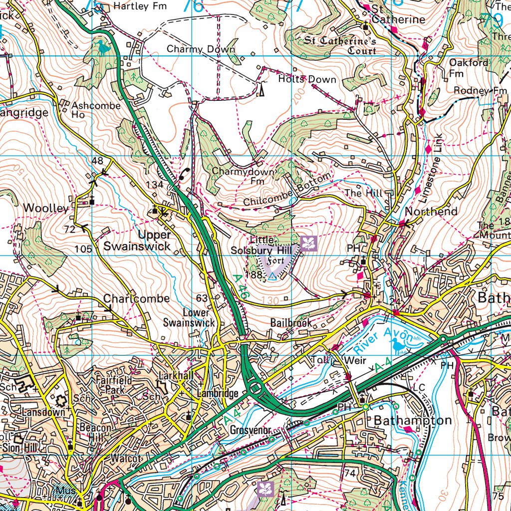 Aldeburgh & Leiston Ward 1 (1:50,000) Map by UK Topographic Maps ...