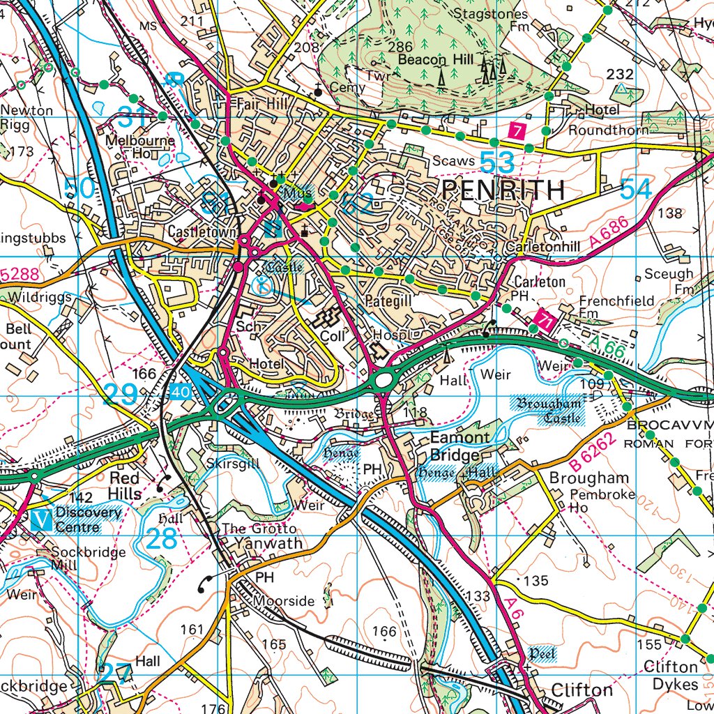 Wellswood Ward 1 (1:50,000) Map by UK Topographic Maps | Avenza Maps
