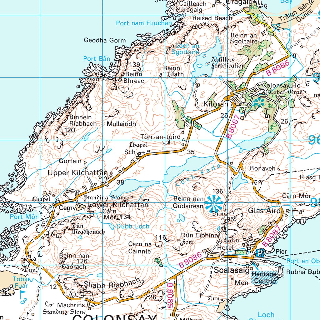 Fort William and Ardnamurchan Ward 2 (1:50,000) Map by UK Topographic ...