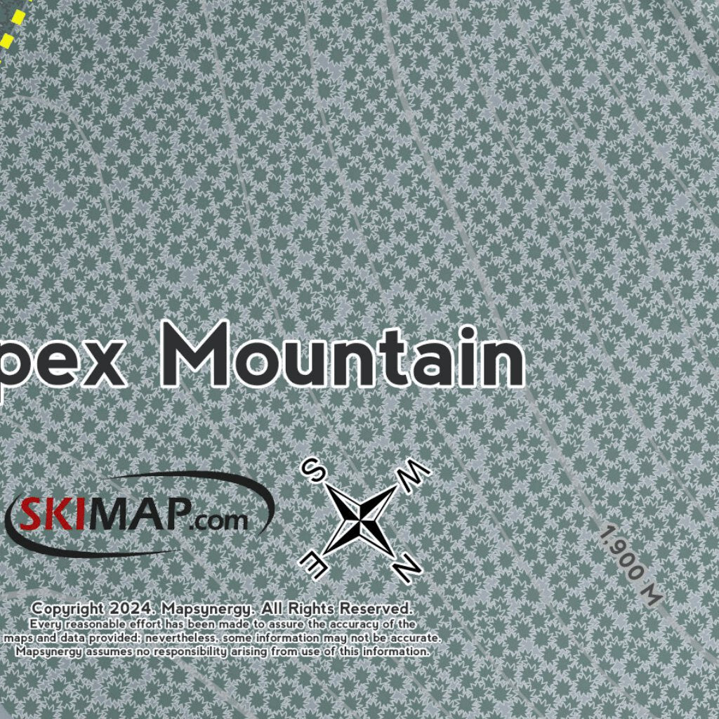 Apex Mountain Resort Map by Mapsynergy | Avenza Maps