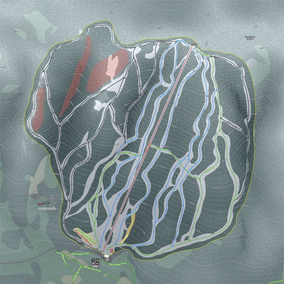 Murray Ridge Resort Map by Mapsynergy | Avenza Maps