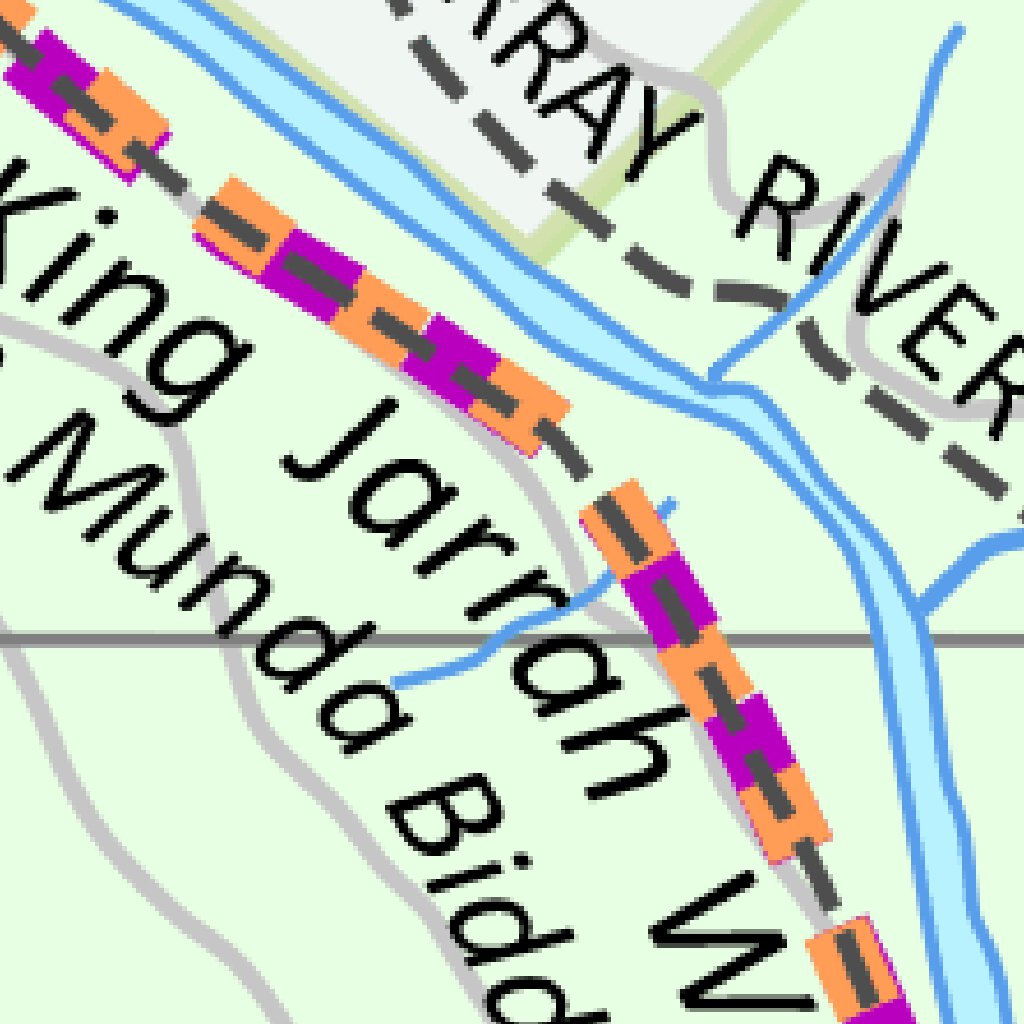 WalkGPS - Murray River Walk Area - Lane Poole Reserve Map by WalkGPS ...